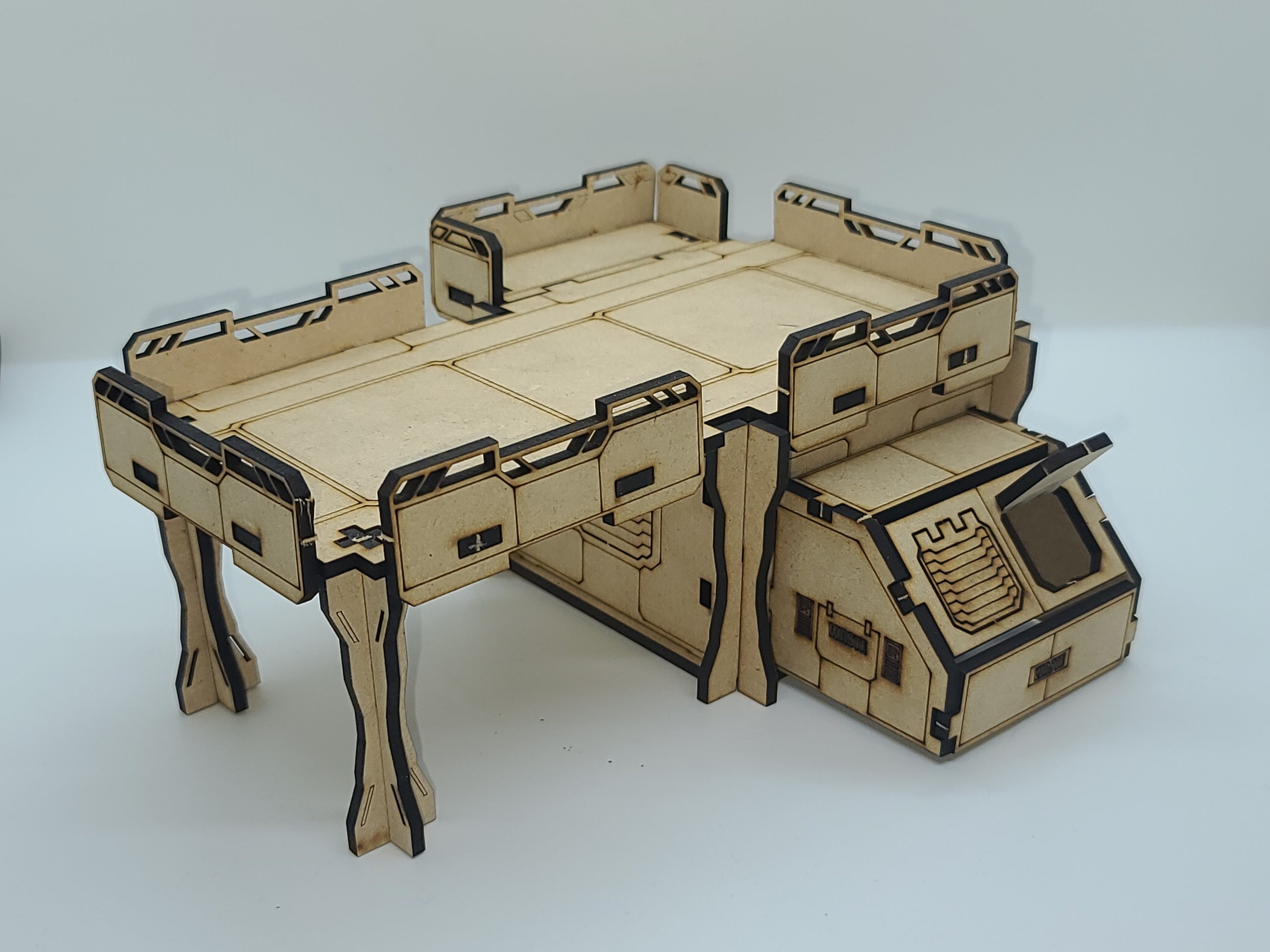 Industrial Stacks 2x1 Alt Roof Add-On - Modular Upgrade for Tabletop ...