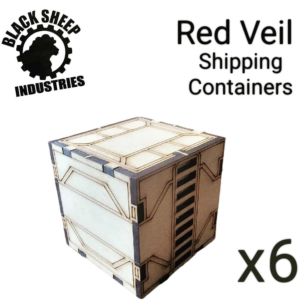 Red Veil Shipping Container | Black Sheep Industries